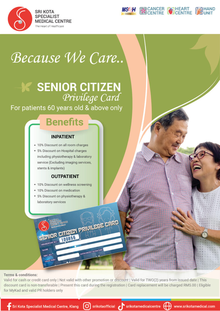 Senior Citizen Program - Sri Kota Specialist Medical Centre