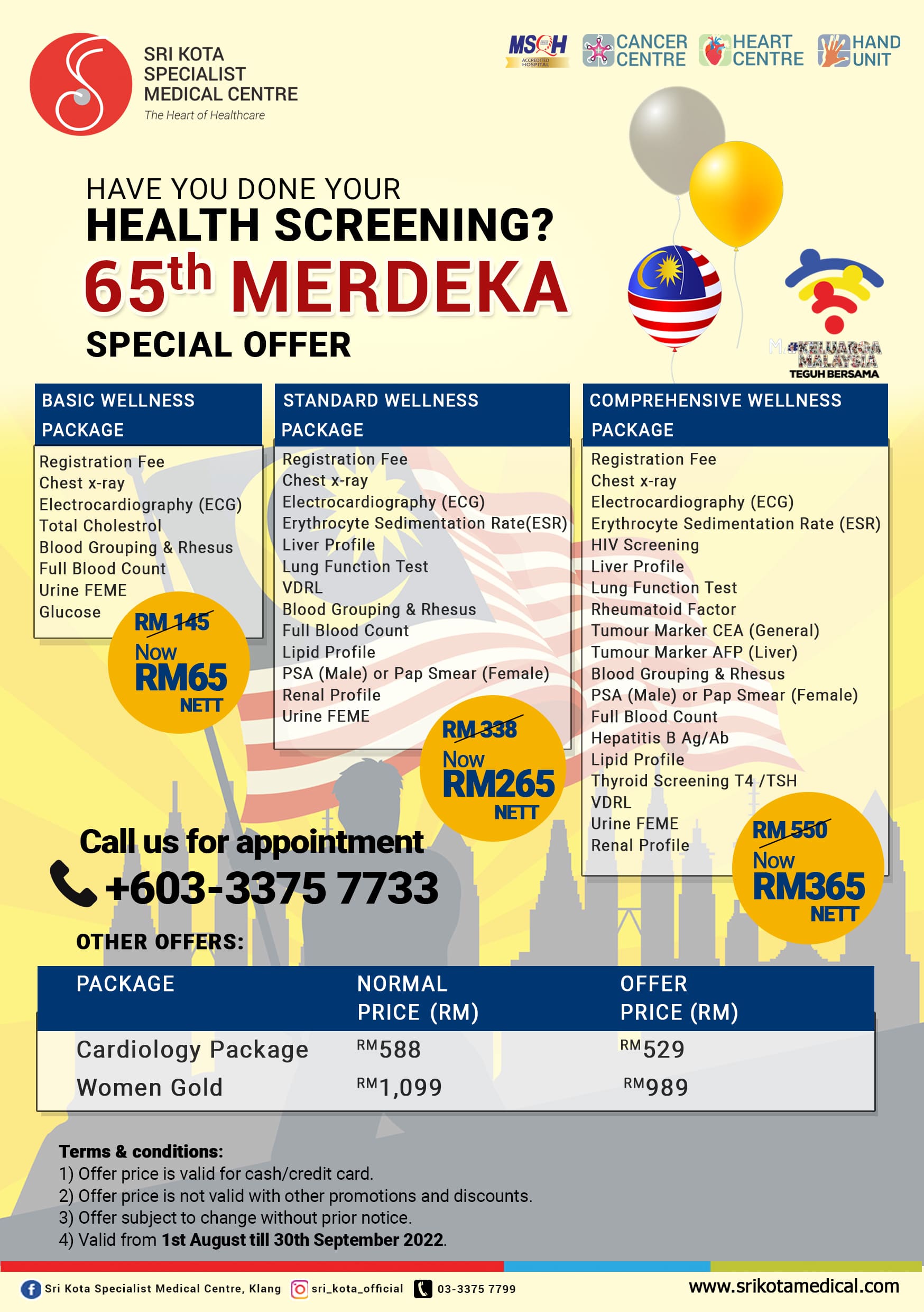 Promotions - Sri Kota Specialist Medical Centre